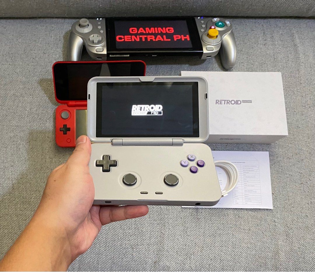Retroid Pocket Flip 128gb with 256gb Micro SD card, Video Gaming, Video ...