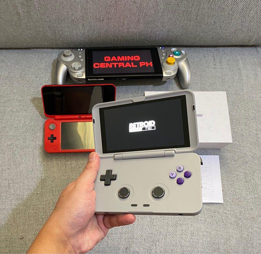 Retroid Pocket Flip 128gb with 256gb Micro SD card, Video Gaming, Video ...