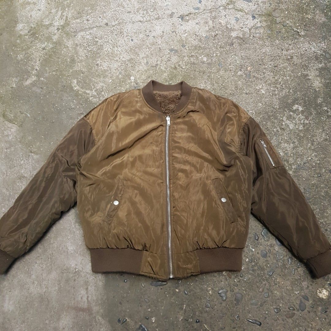 Reversable Bomber Jacket, Men's Fashion, Coats, Jackets and Outerwear ...