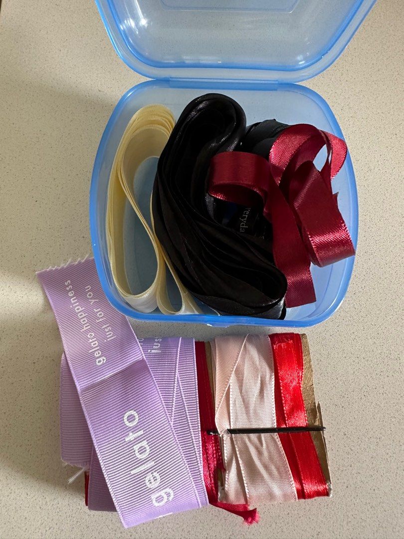Ribbons Assorted, Hobbies & Toys, Stationery & Craft, Craft Supplies ...