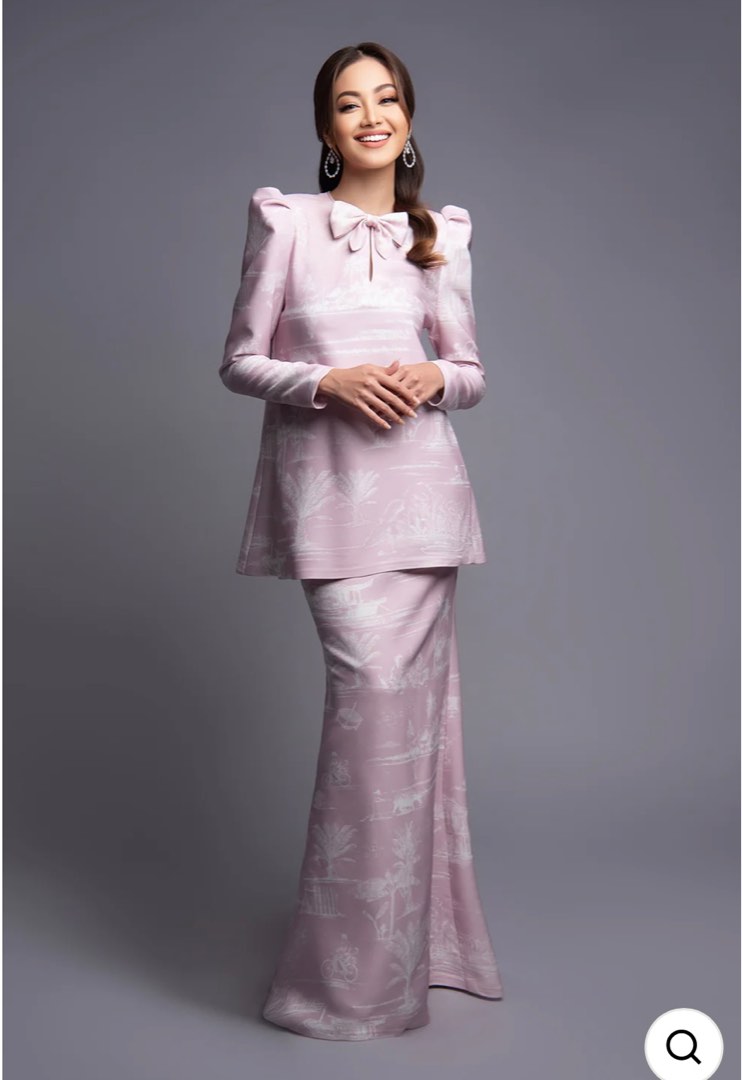 Rizman ruzaini Daiyan in Light Pink, Women's Fashion, Muslimah Fashion ...