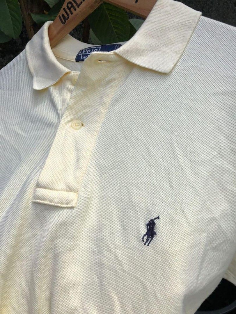 RL Polo Shirt Lemon Yellow, Men's Fashion, Tops & Sets, Tshirts & Polo ...