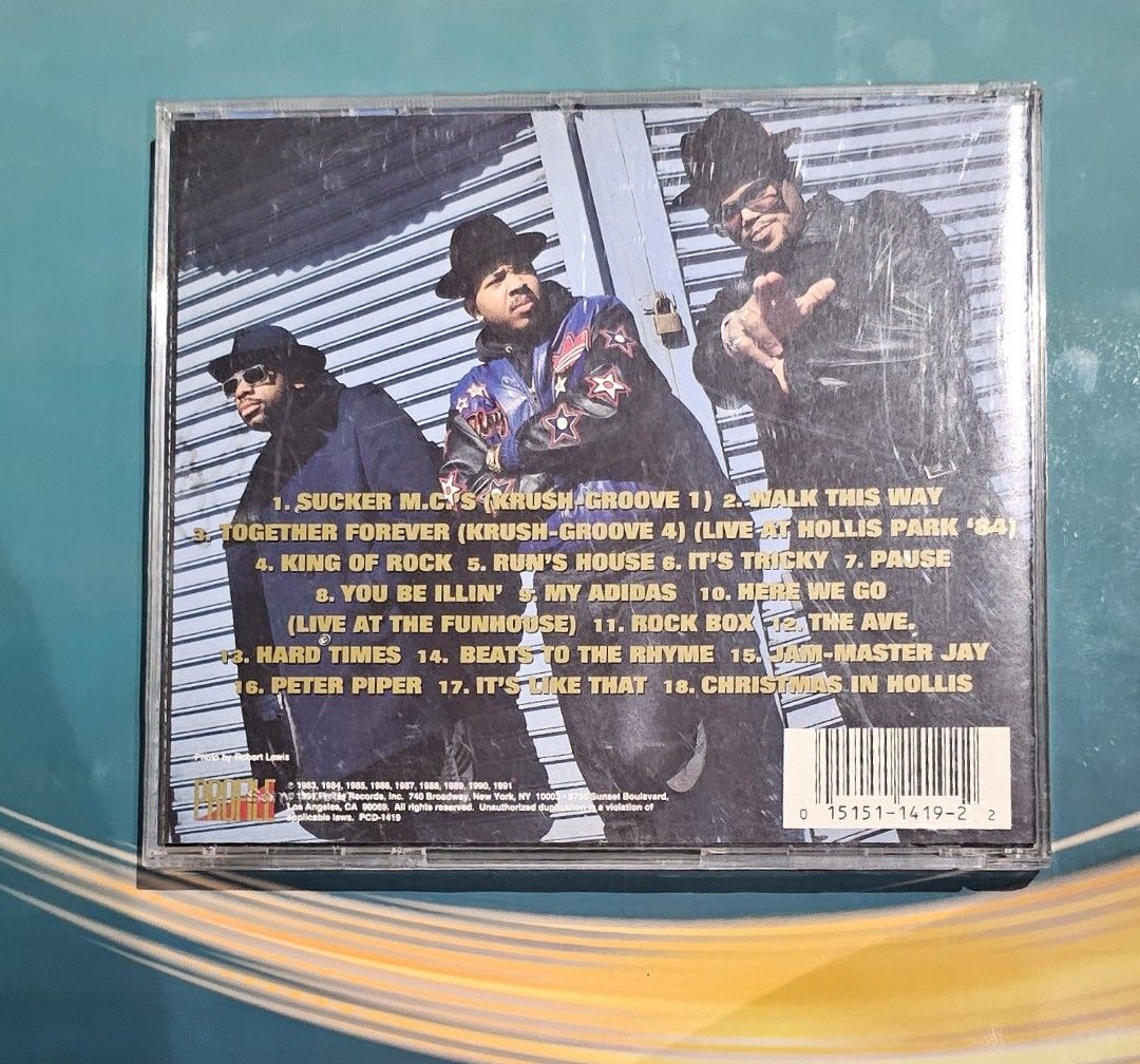 Run-DMC - Run DmC - rundmc - together forever greatest hits CD VG ...