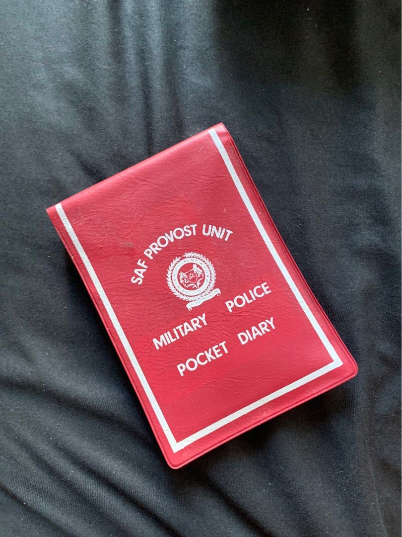 SAF Provost Unit Pocket Diary, Hobbies & Toys, Memorabilia ...