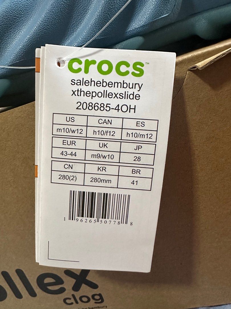 Salehe bumbery crocs, Men's Fashion, Footwear, Flipflops and Slides on ...