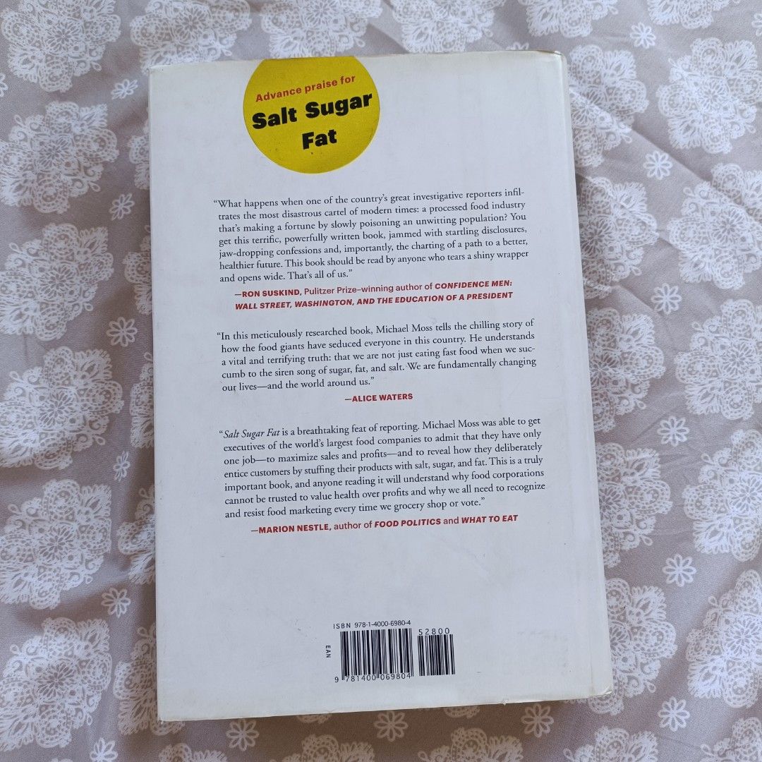 SALT, SUGAR, FAT (Michael Moss), Hobbies & Toys, Books & Magazines ...