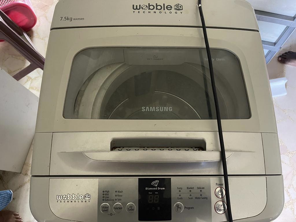 Samsung 3D wobble technology 7.5 kg, TV & Home Appliances, Washing ...