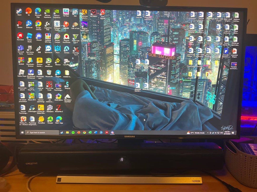 Samsung S27d590 27-inch LED monitor, Computers & Tech, Parts ...