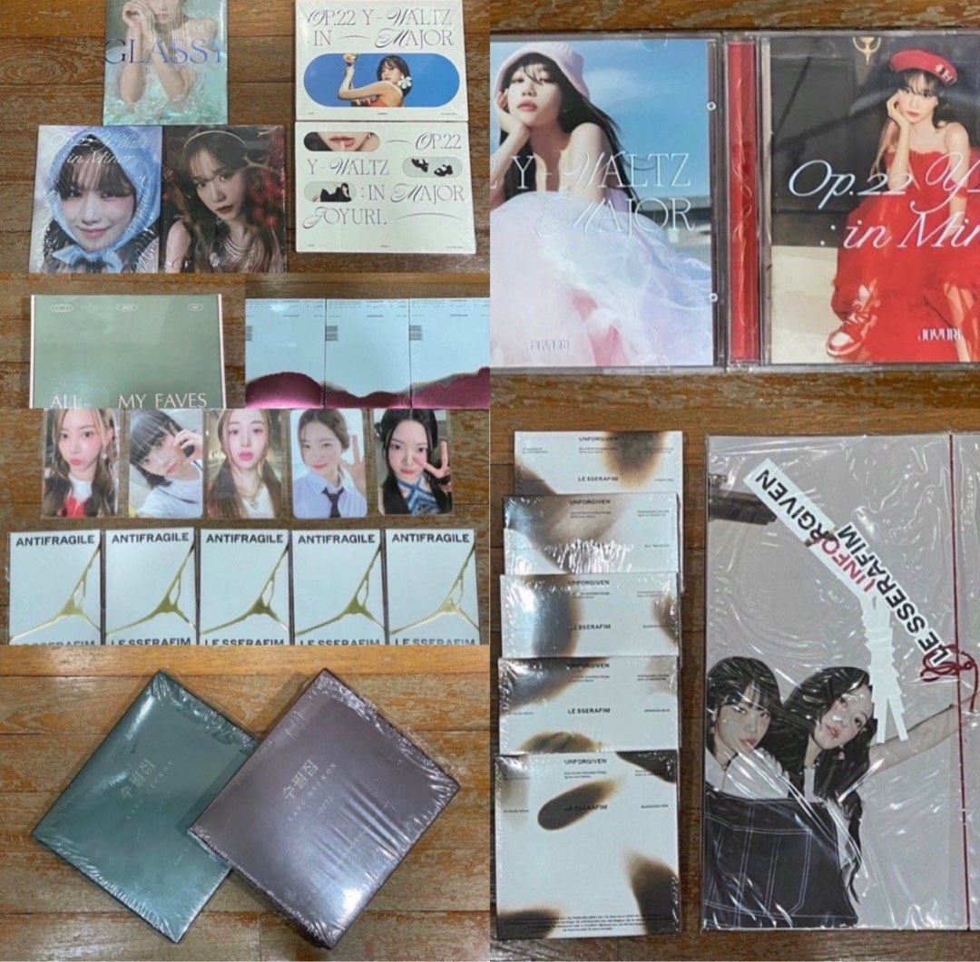Sealed Albums for sale LE SSERAFIM LESSERAFIM IZONE IZ*ONE Kwon Eunbi ...