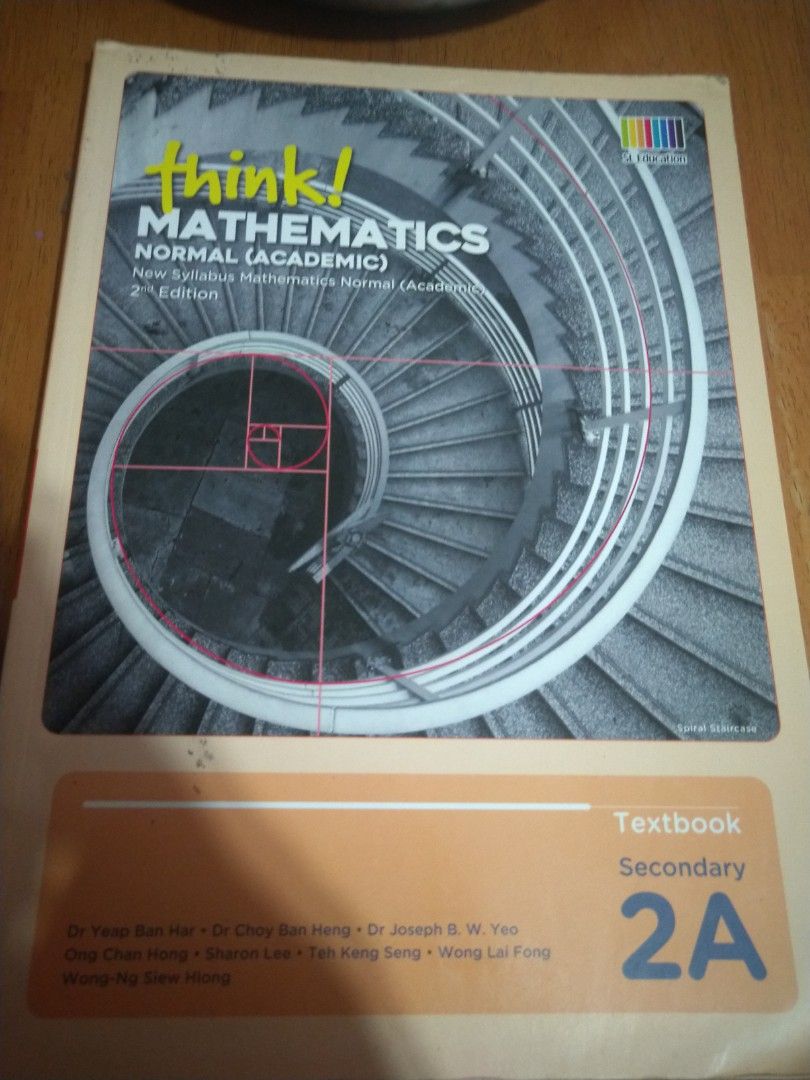 Sec 2 Math Textbook, Hobbies & Toys, Books & Magazines, Textbooks on ...