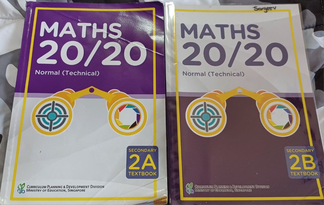 Sec 2 Maths NT textbooks 2A and 2B, Hobbies & Toys, Books & Magazines ...