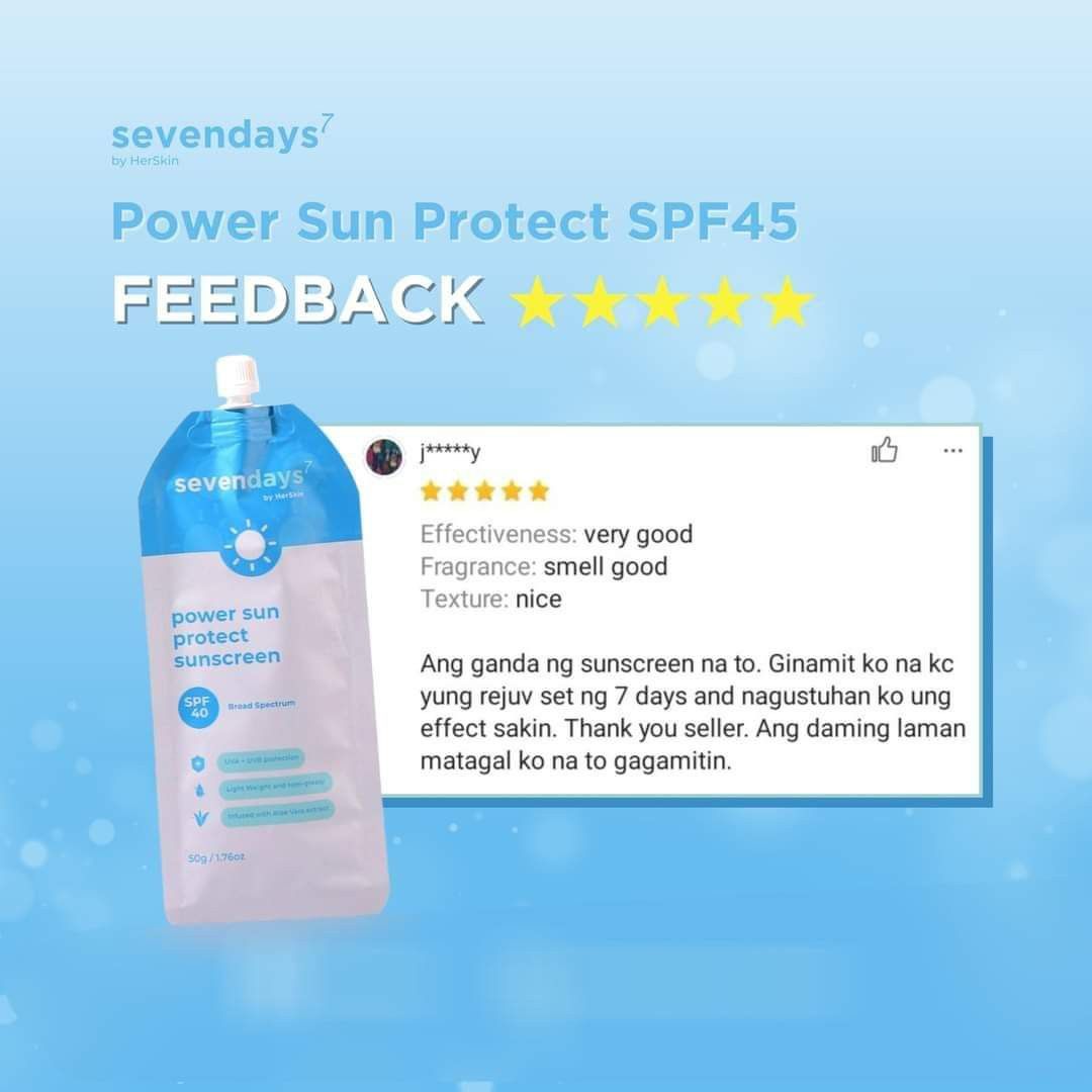 SevenDays Power Sun Protect Sunscreen SPF40 Broad Spectrum, Beauty ...