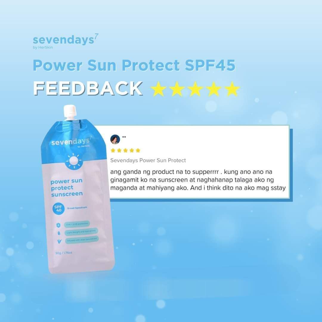 SevenDays Power Sun Protect Sunscreen SPF40 Broad Spectrum, Beauty ...