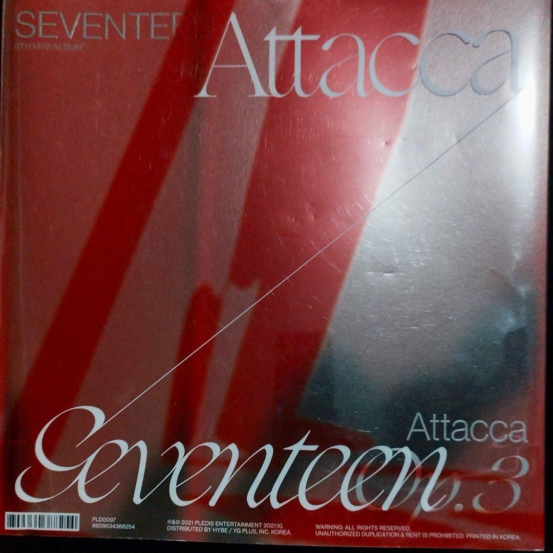 SEVENTEEN ATTACCA ALBUM (THE8 PC), Hobbies & Toys, Music & Media, CDs ...