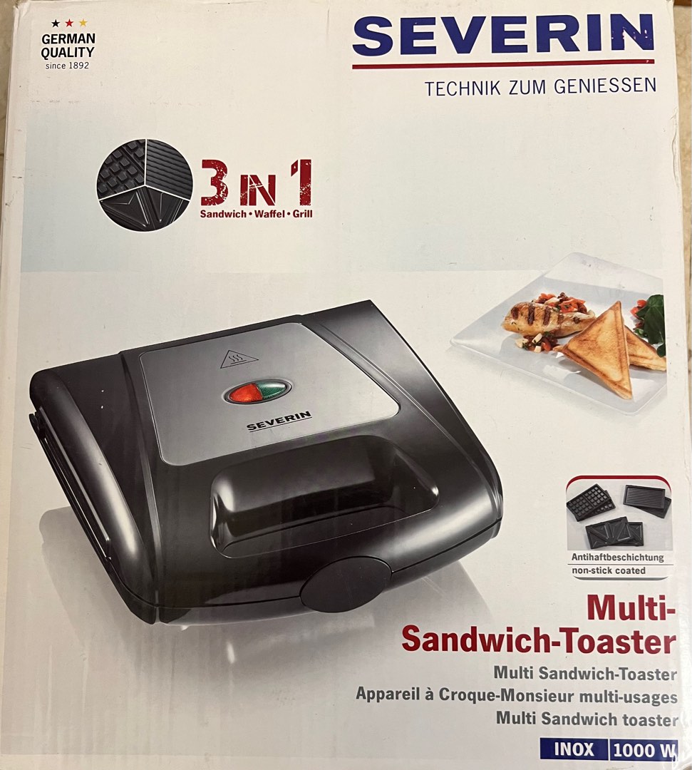 Severin Multi sandwich toaster, TV & Home Appliances, Kitchen ...