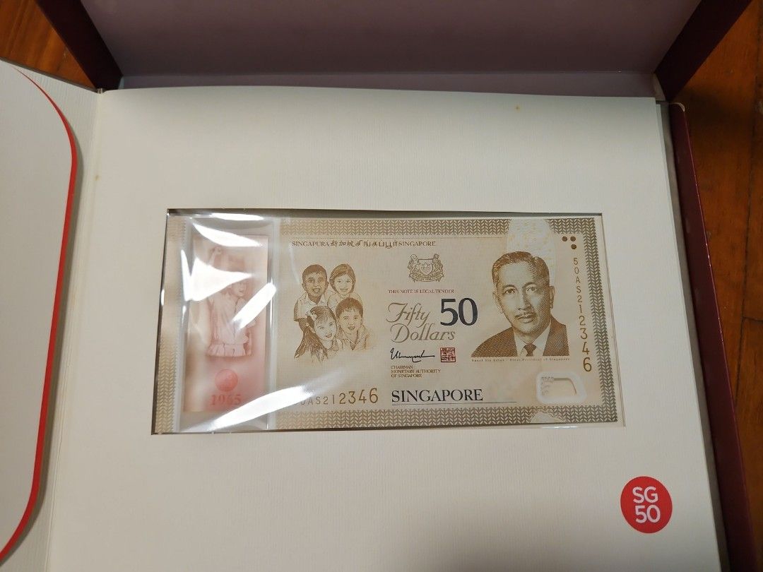 SG50 Commemorative Notes in Booklet, Hobbies & Toys, Memorabilia ...