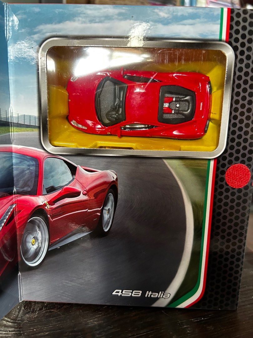 Shell Ferrari 458 Italia diecast model scale 1:43, Hobbies & Toys ...