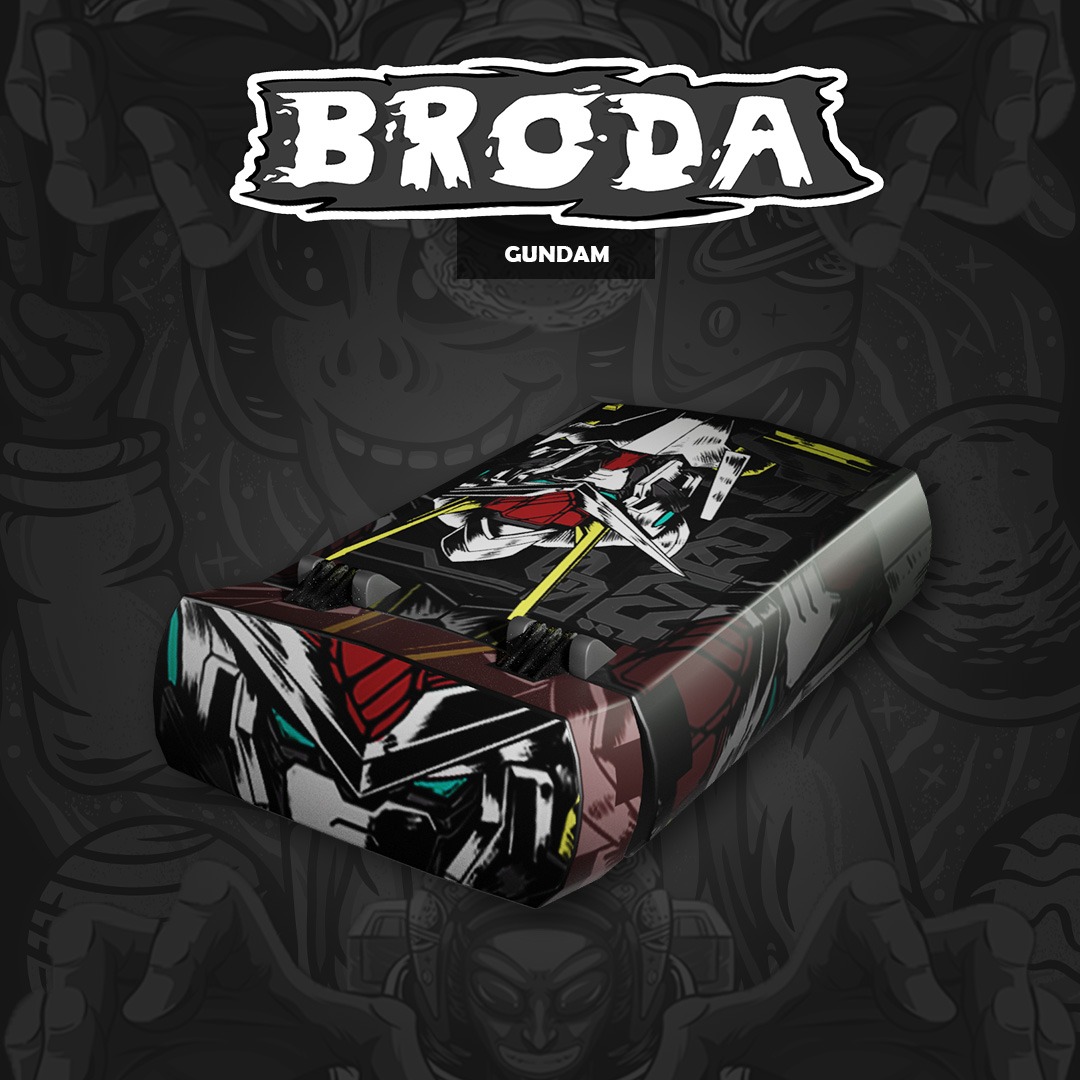 Slim IU Sticker Waterproof "Gundam", Motorcycles, Motorcycle ...