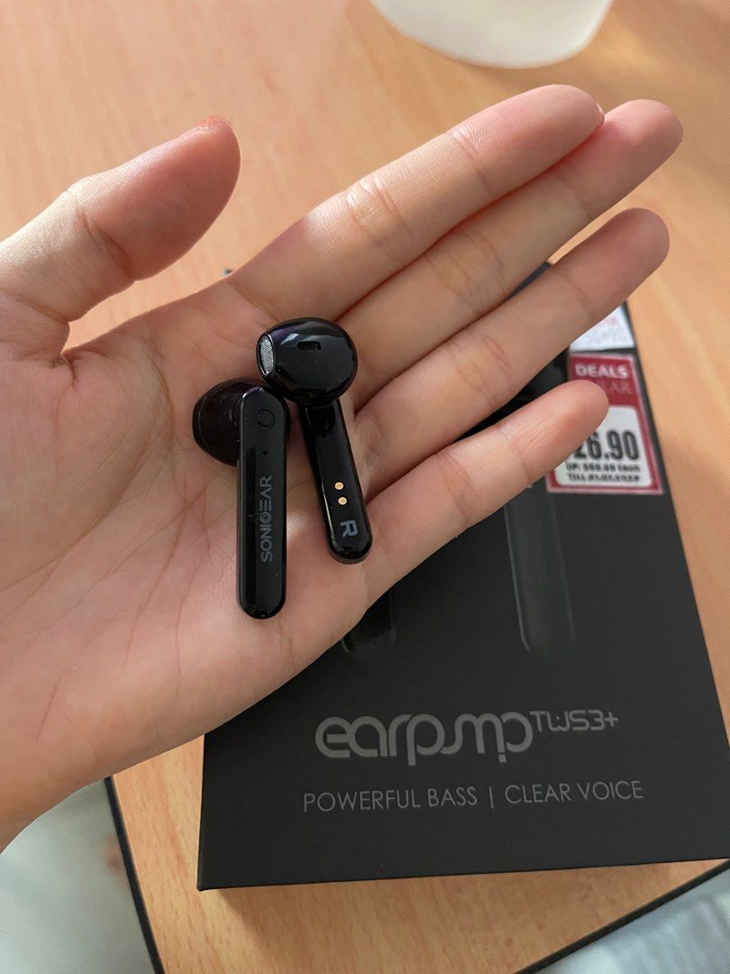 SonicGear Earpump TWS 3+ Bluetooth 5.1 True Wireless Earbuds, Audio, Earphones on Carousell
