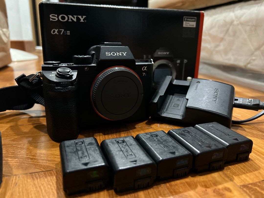 Sony A7sii (A7s2) body BUNDLE (shutter count: 12k), Photography, Cameras on Carousell