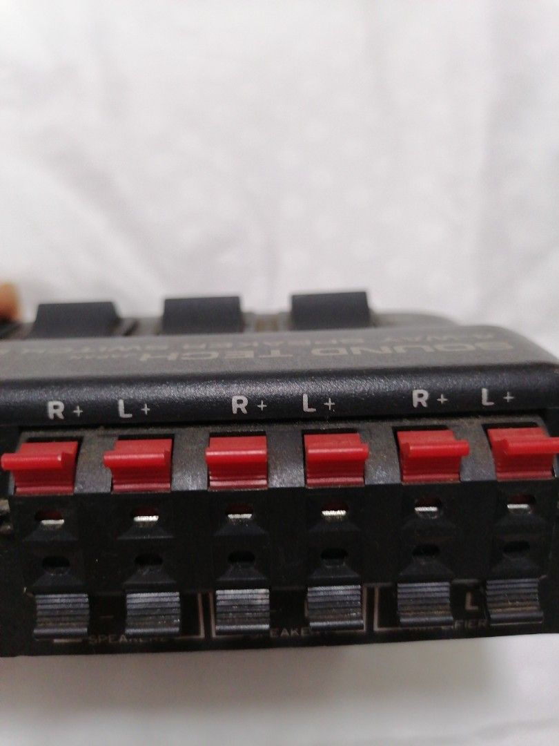 Sound tech 4 way speaker switch box japan, Audio, Soundbars, Speakers ...