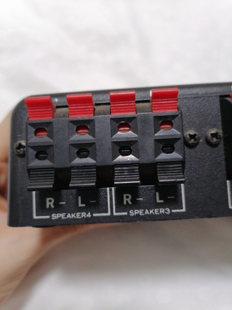 Sound tech 4 way speaker switch box japan, Audio, Soundbars, Speakers ...