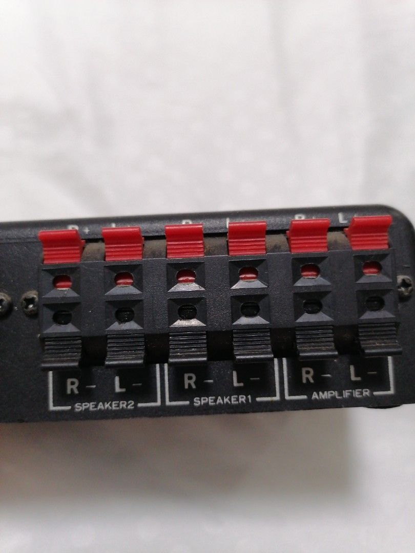 Sound tech 4 way speaker switch box japan, Audio, Soundbars, Speakers ...