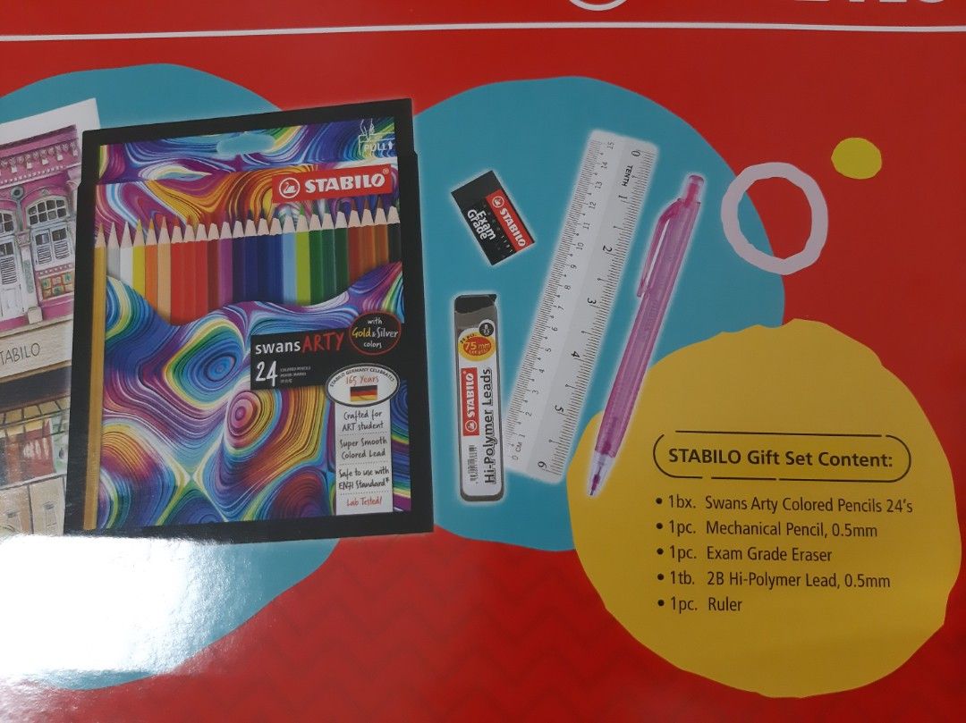Stabilo Gift Set Colouring set Stationery Set, Hobbies & Toys ...