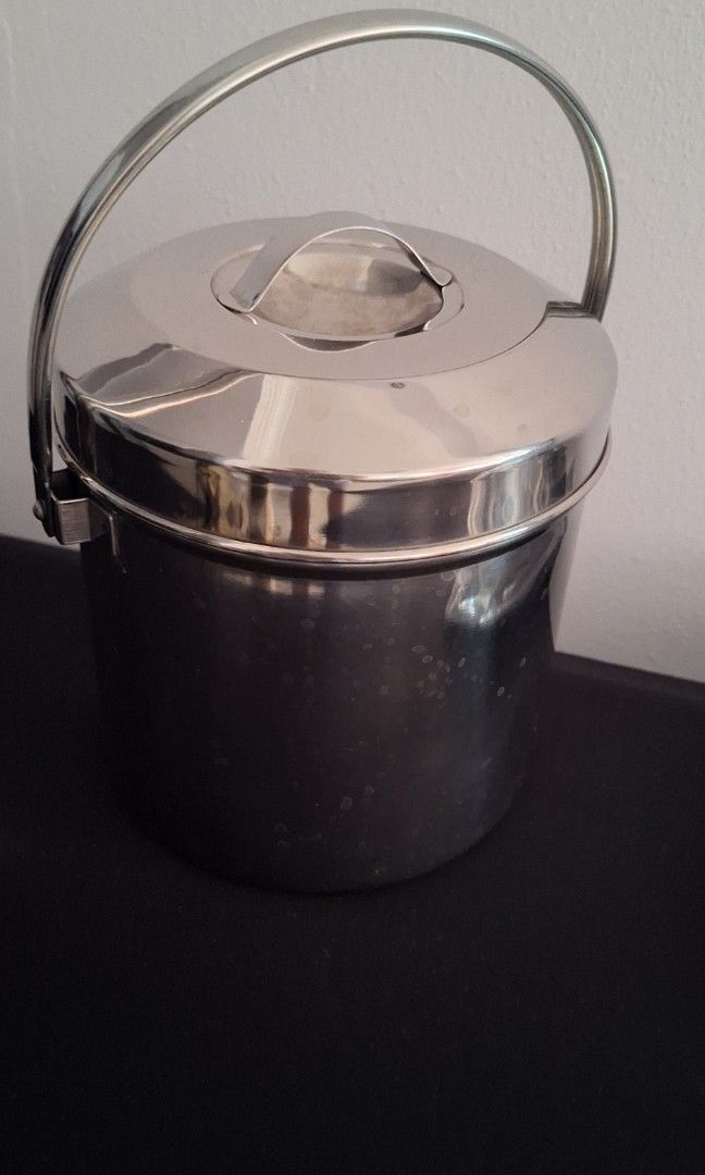Stainless steel container 555, zebra, Furniture & Home Living ...