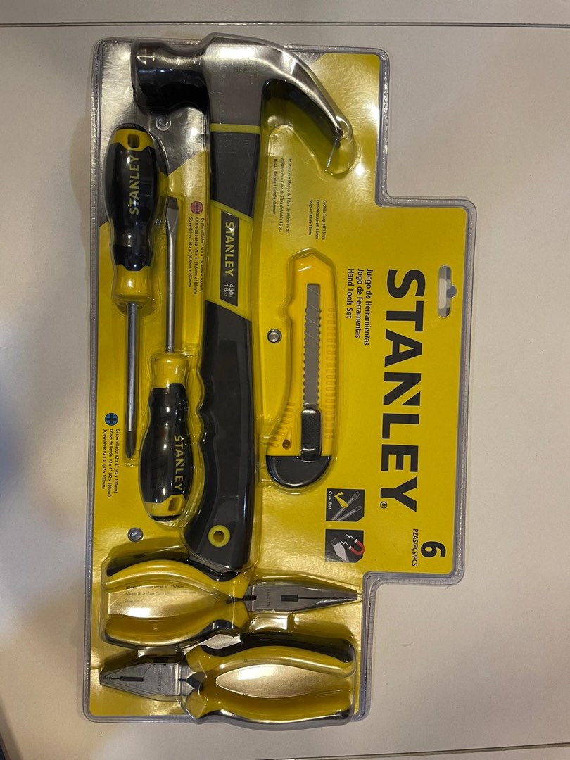 Stanley Hand Tools Set Brand New, Furniture & Home Living, Home ...