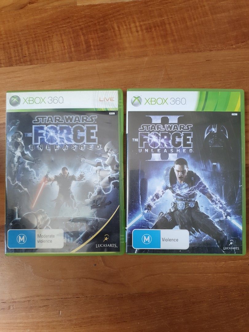Star Wars The Force Unleashed 1/2, Video Gaming, Video Games, Xbox on ...