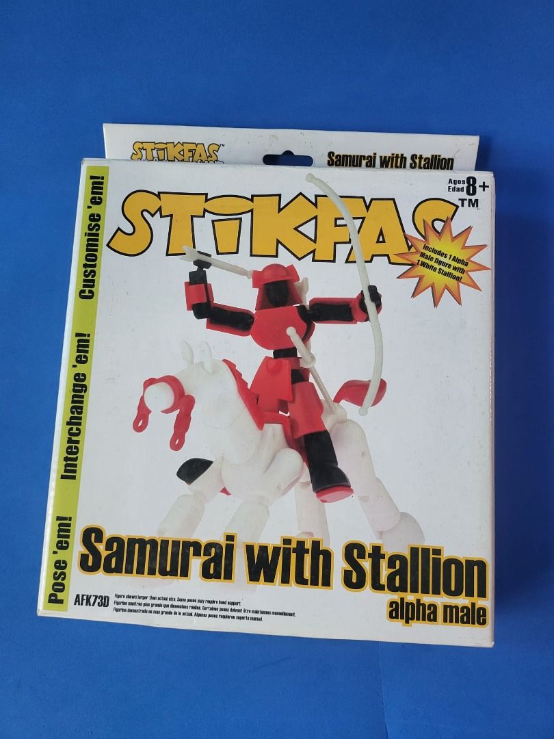 Stikfas Samurai with Stallion, Hobbies & Toys, Toys & Games on Carousell