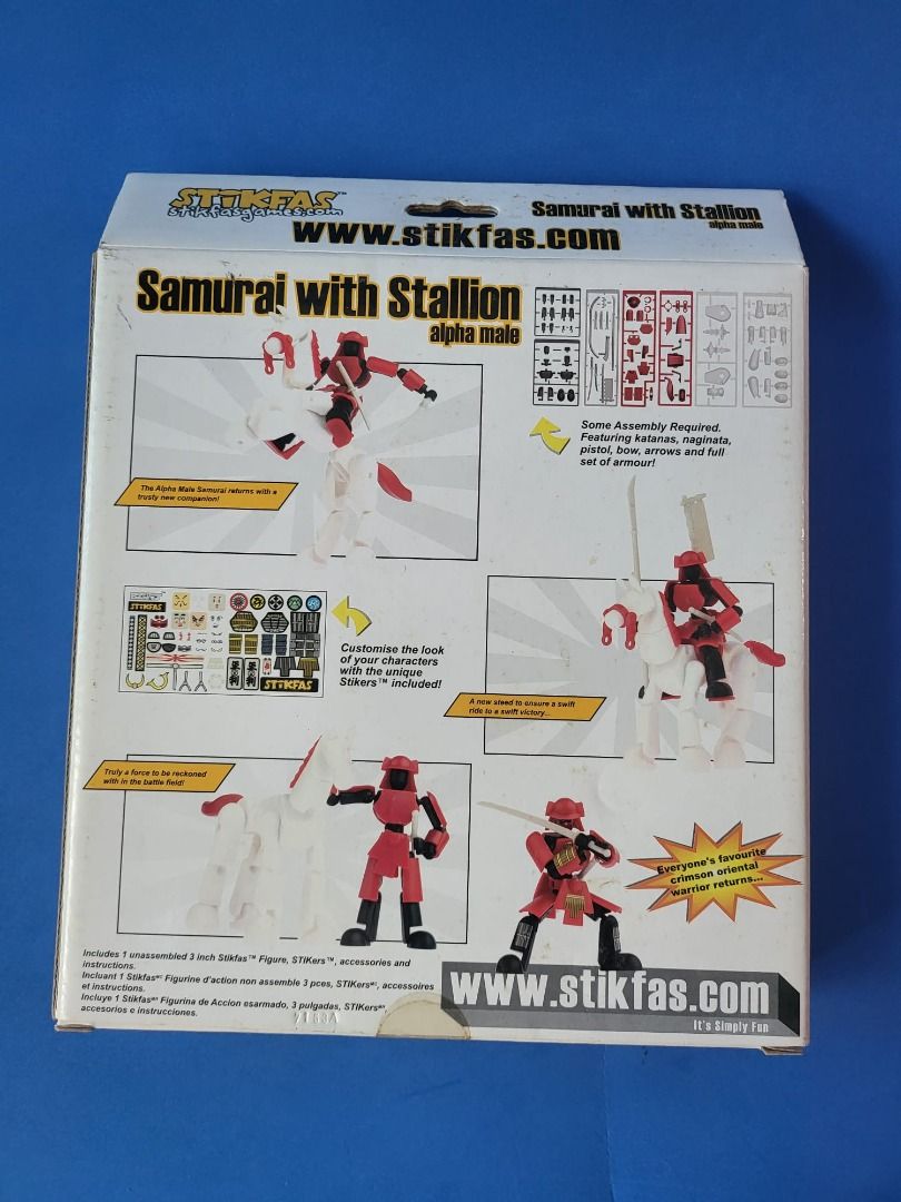 Stikfas Samurai with Stallion, Hobbies & Toys, Toys & Games on Carousell