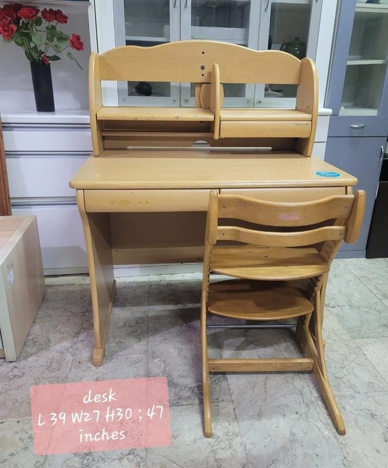 Study table Japan surplus, Furniture & Home Living, Furniture, Tables ...
