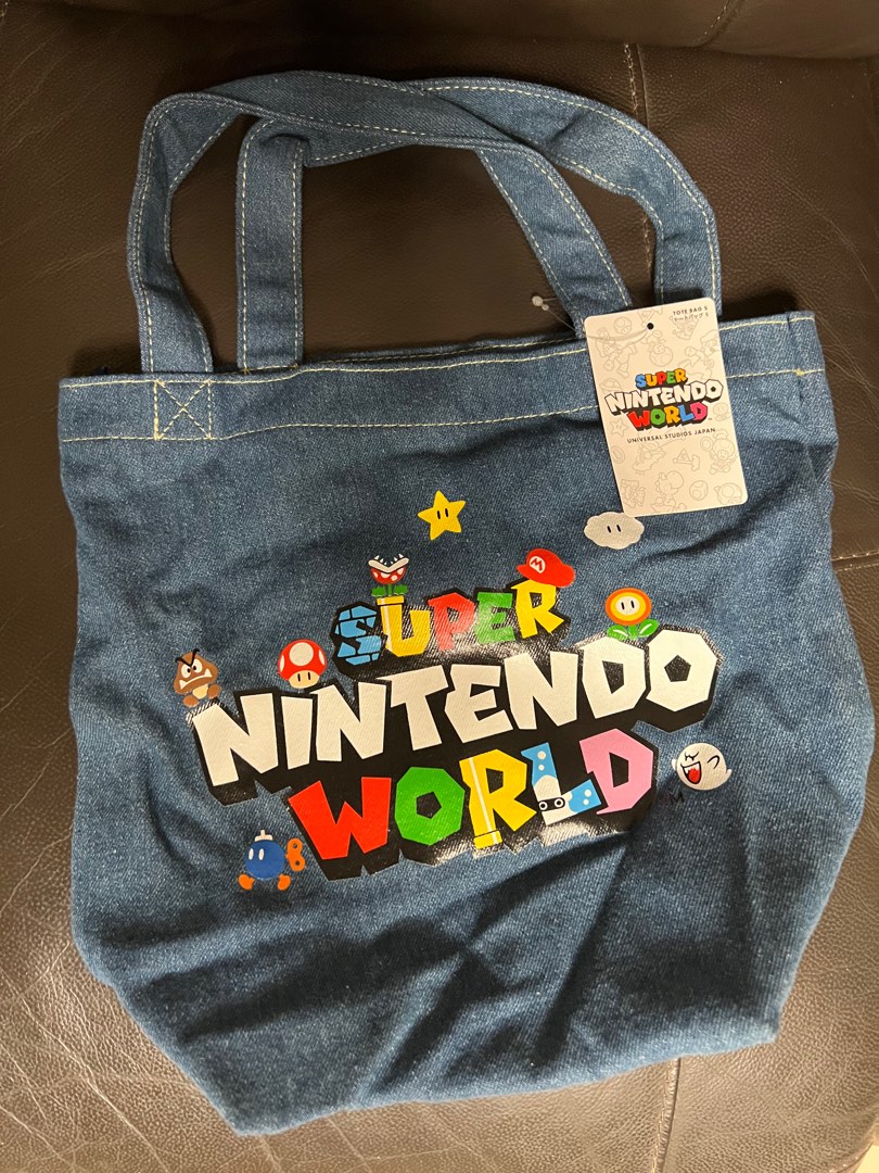 Super Mario Nintendo World Tote Bag, 女裝, 手袋及銀包, Tote Bags - Carousell