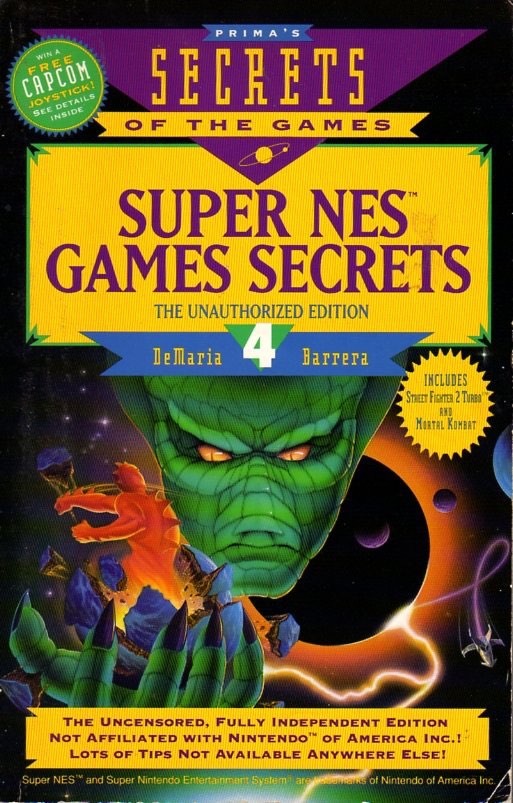 Super NES Games Secrets Volume 4 - Prima's Secrets of the Game Series ...