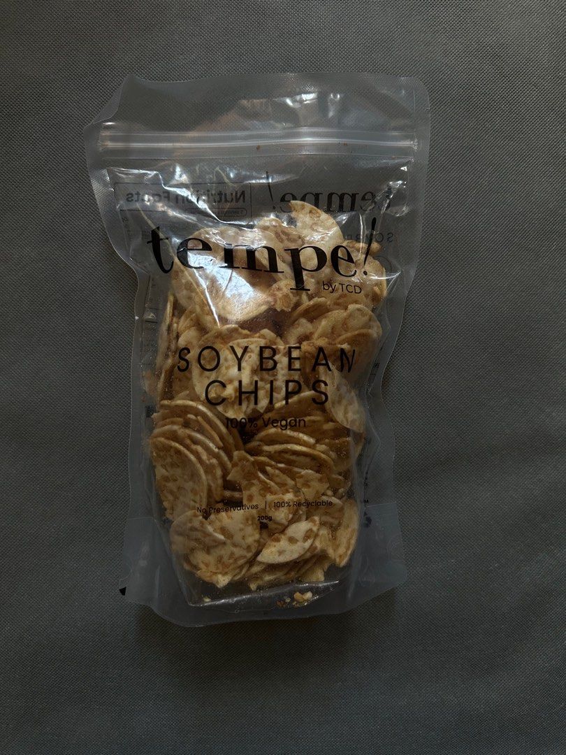 Tempe Chips by TCD (Soy Bean Chips), Food & Drinks, Local Eats on Carousell