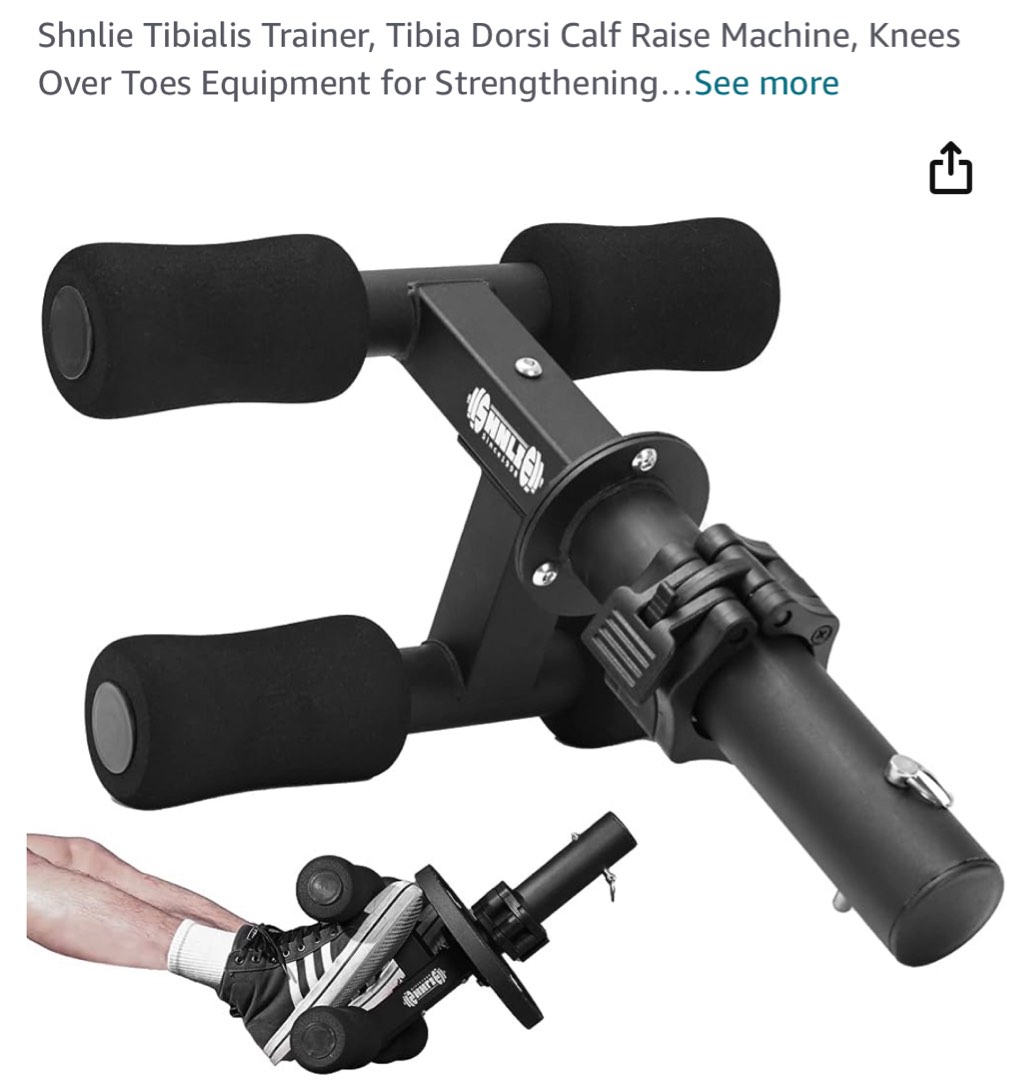 Tibialis shin trainer, Sports Equipment, Exercise & Fitness, Weights ...