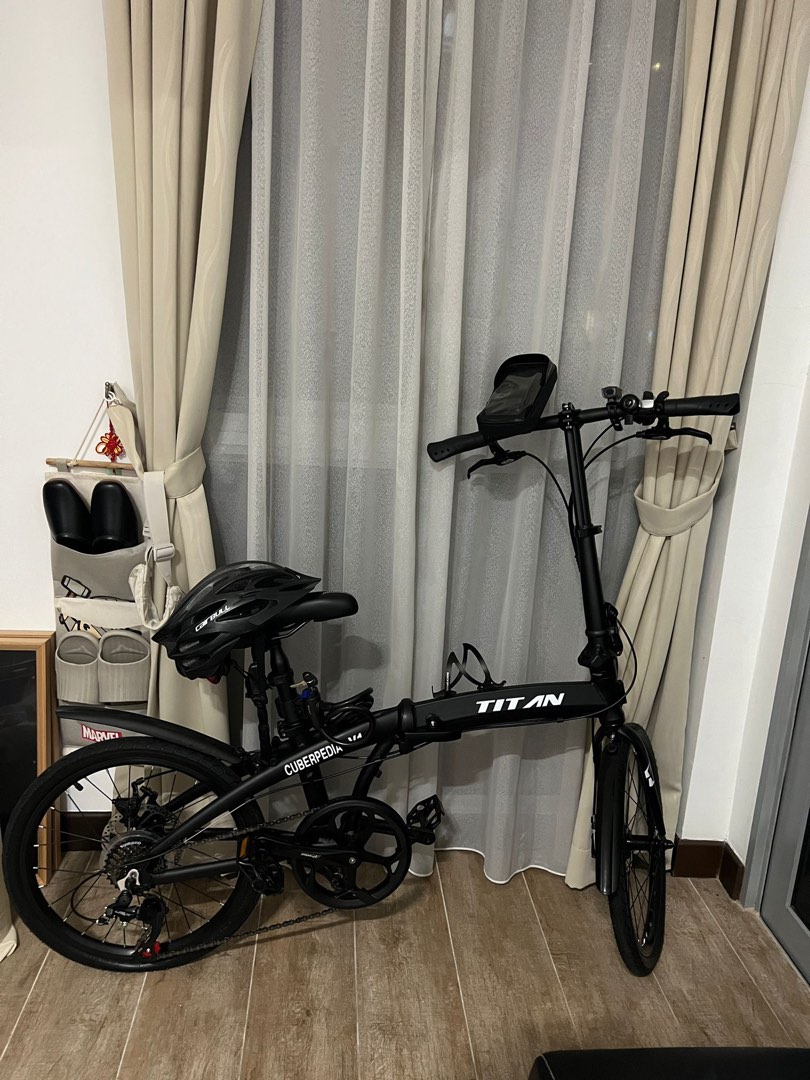 Titan V1 foldable bike, Sports Equipment, Bicycles & Parts, Bicycles on Carousell