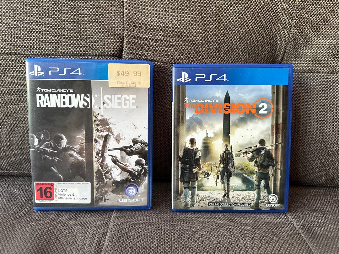 Tom Clancy’s Rainbow Six Siege & Division 2 (PS4), Video Gaming, Video ...