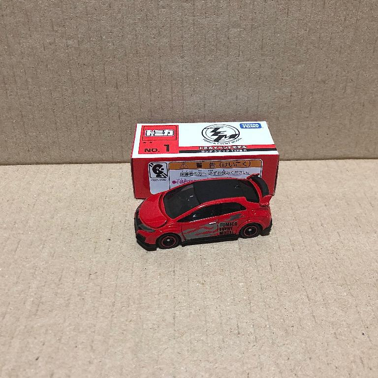Tomica Event Model 1 Honda Civic Type R 2 Kobelco Crane 3 Nissan NV350 ...