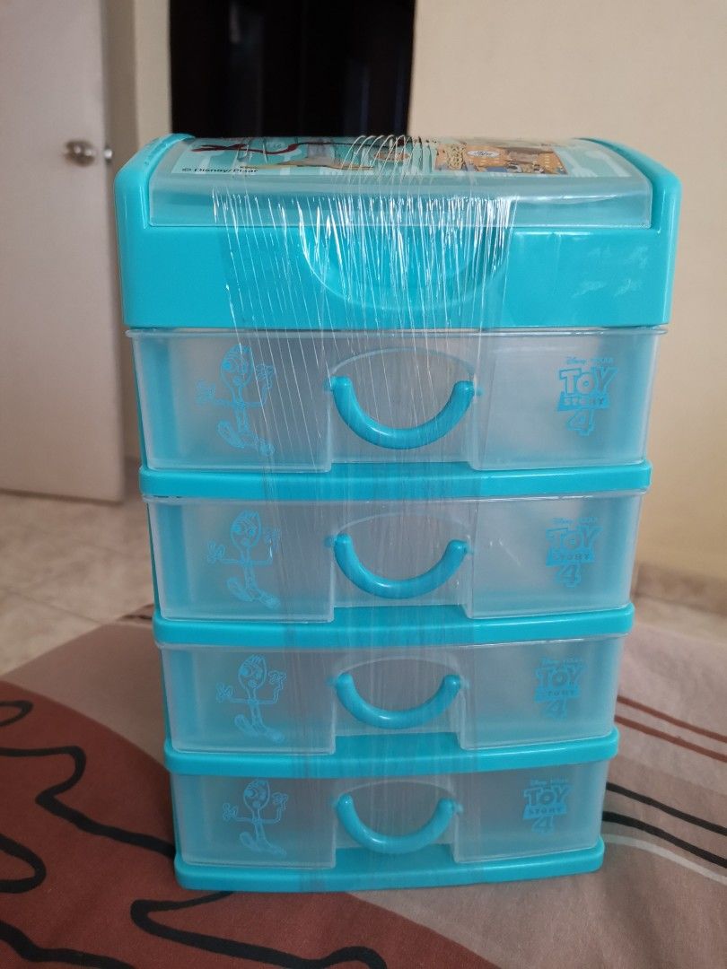 Toy Story 4 four tier drawer, Hobbies & Toys, Toys & Games on Carousell