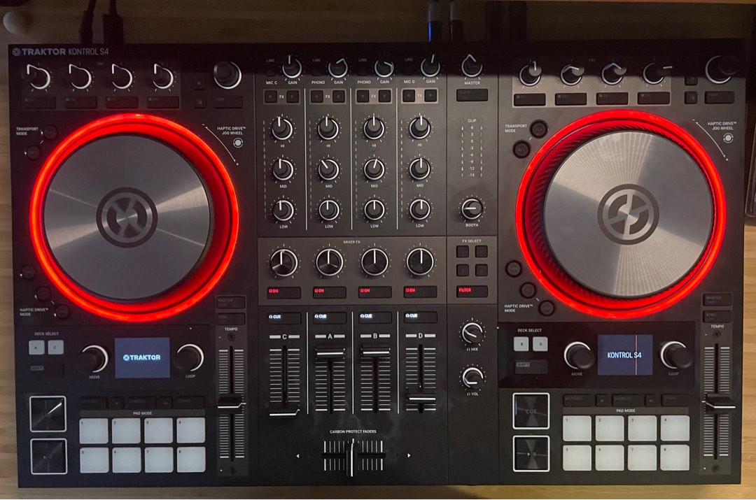 TRAKTOR Kontrol S4 MK3 Native Instruments DJ Controller 4-ch 4-Deck ...