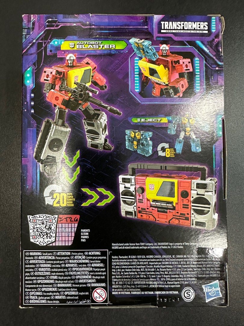 Transformers Legacy Blaster & Eject MSIB, Hobbies & Toys, Toys & Games ...