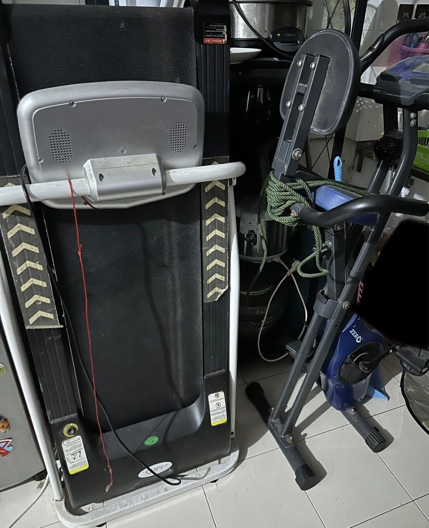 Free-Treadmill, bicycle and pushup, Sports Equipment, Exercise ...