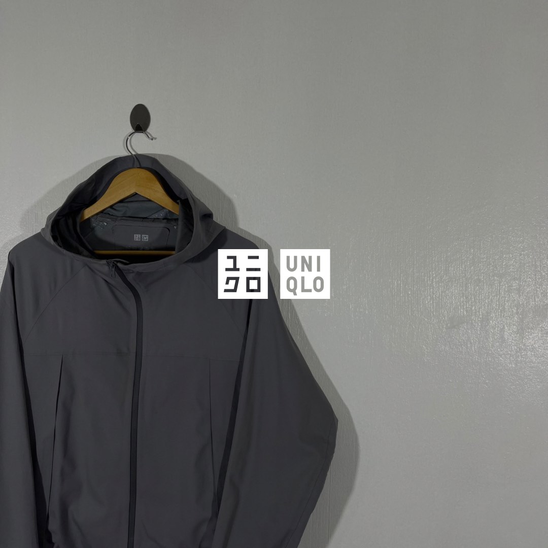 Uniqlo Blocktech (Gray), Men's Fashion, Coats, Jackets and Outerwear on ...