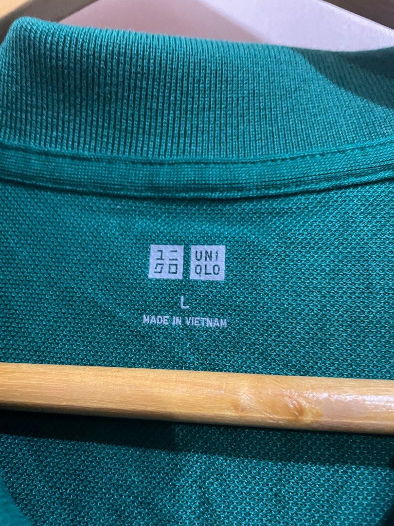 UNIQLO GREEN POLO SHIRT WITH PRICE TAG, Men's Fashion, Tops & Sets ...