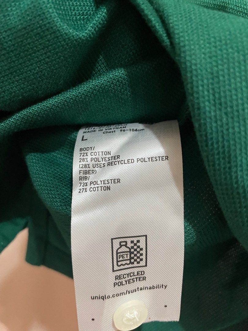 UNIQLO GREEN POLO SHIRT WITH PRICE TAG, Men's Fashion, Tops & Sets ...