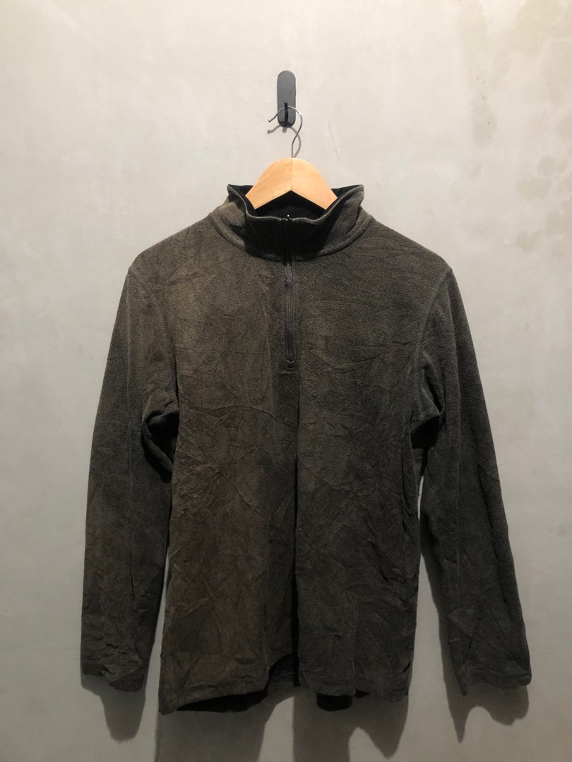 Uniqlo Quarterzip fleece, Men's Fashion, Tops & Sets, Hoodies on Carousell