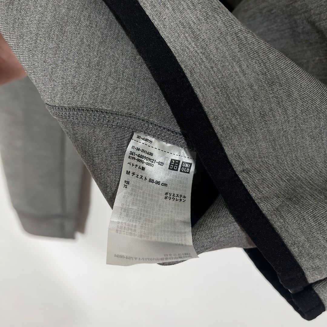 Uniqlo Ultra Stretch Dry Sweat Full Zip Parka, Men's Fashion, Coats ...